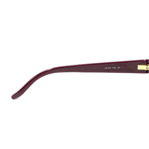 Gucci | Accessories | Gucci Gg 355 Wol Plum Purple Cat Eye Crystal ...